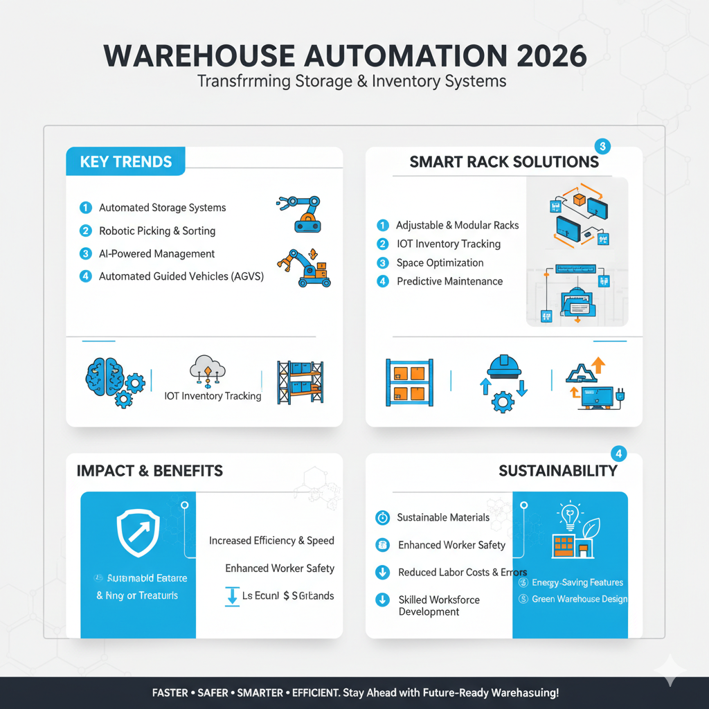 2026 Warehouse Rack Trends: Automation & Smart Storage